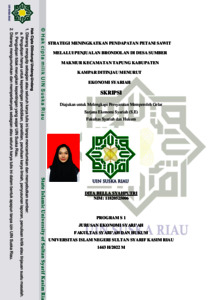 STRATEGI MENINGKATKAN PENDAPATAN PETANI SAWIT MELALUI PENJUALAN BRONDOLAN DI DESA SUMBER MAKMUR ...